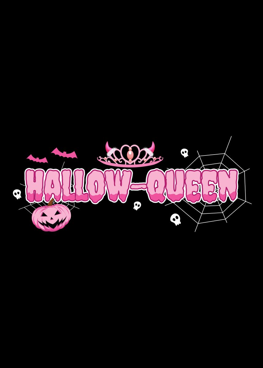 'Hallow Queen' Poster, picture, metal print, paint by ZS C O M M E R C ...
