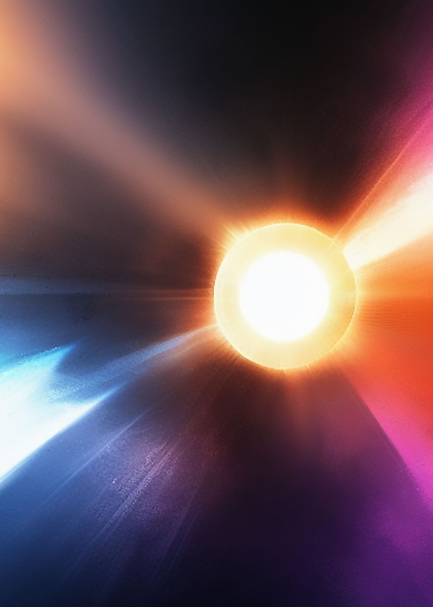 'Colors of Space' Poster, picture, metal print, paint by PIXEL LIMITED ...