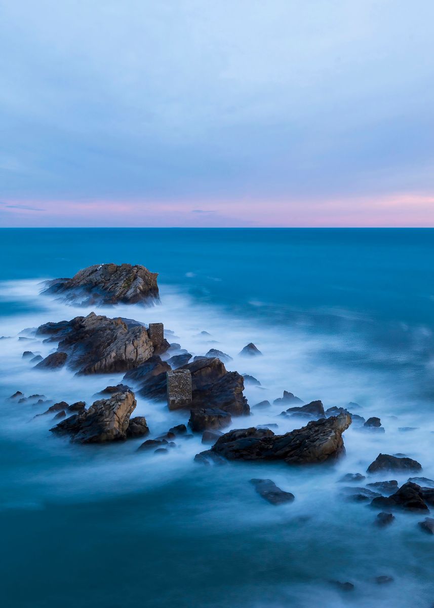 'Sunset sea landscape' Poster, picture, metal print, paint by Vicen ...