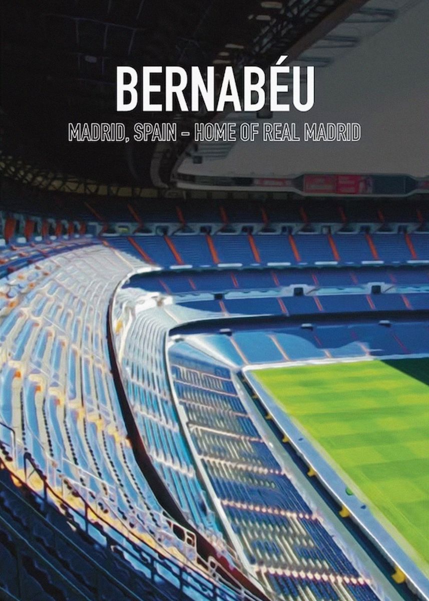 'Arena Stadium Poster' Poster, picture, metal print, paint by ...