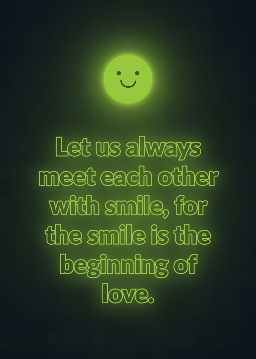 'Smile in your life' Poster, picture, metal print, paint by Wisnu ...