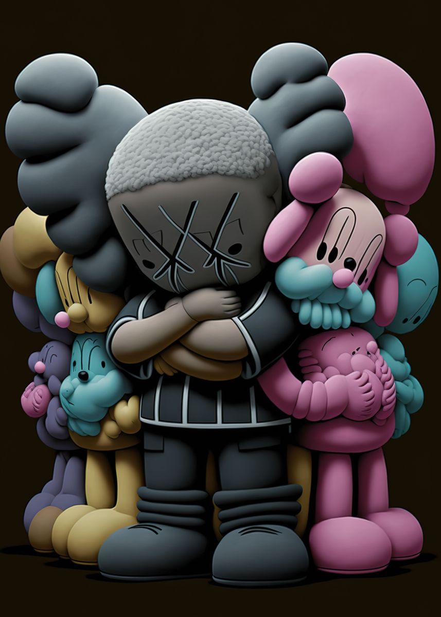 'Hypebeast Kaws ' Poster, picture, metal print, paint by MatiasCurrie ...