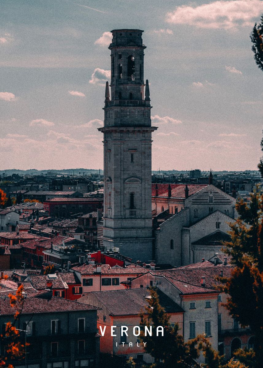 'Verona ' Poster, picture, metal print, paint by Explore Universe ...