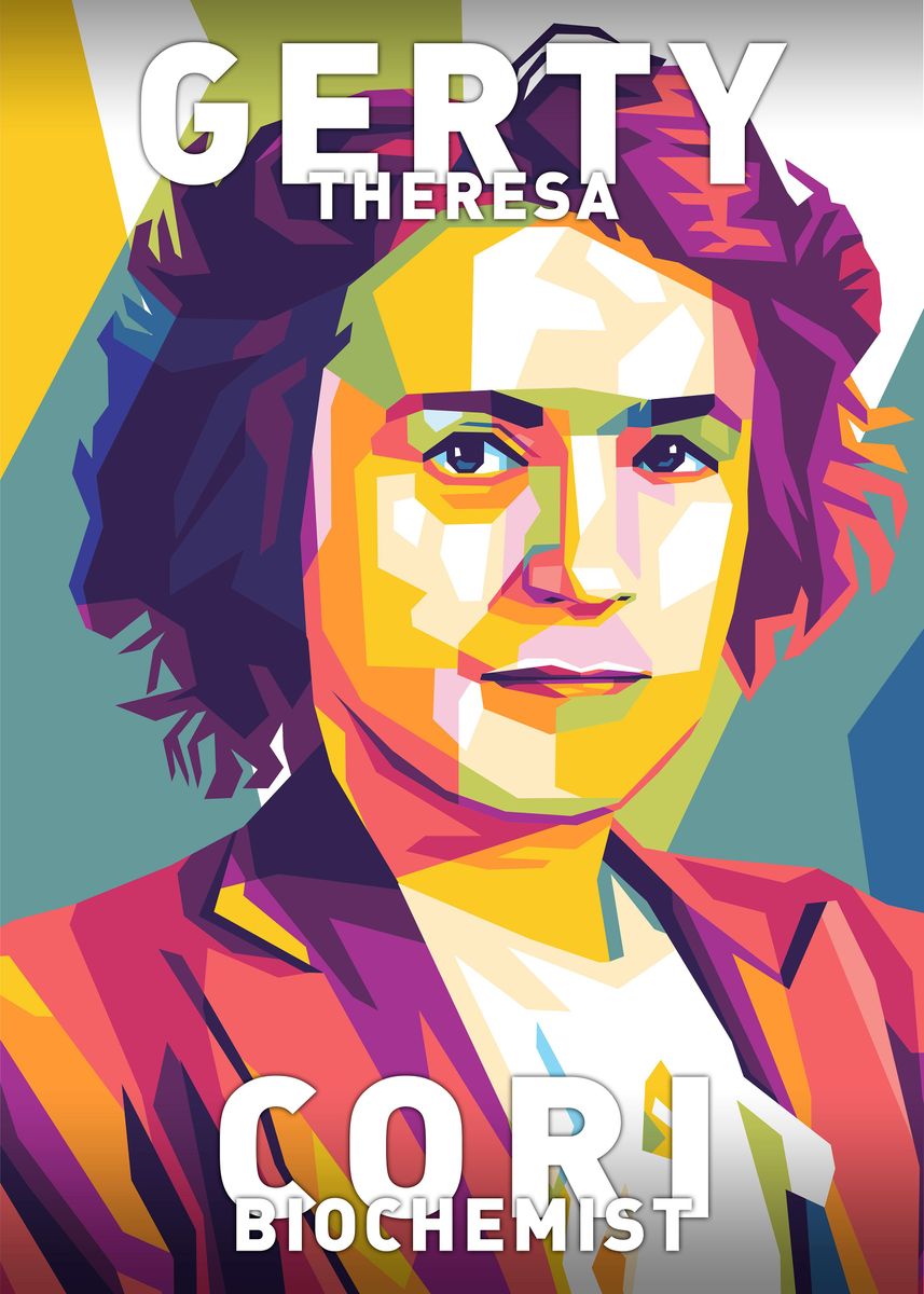 'Gerty Theresa Cory' Poster, picture, metal print, paint by Shecience ...