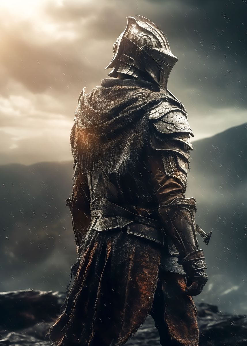 'Forgotten warrior' Poster, picture, metal print, paint by Karolina ...
