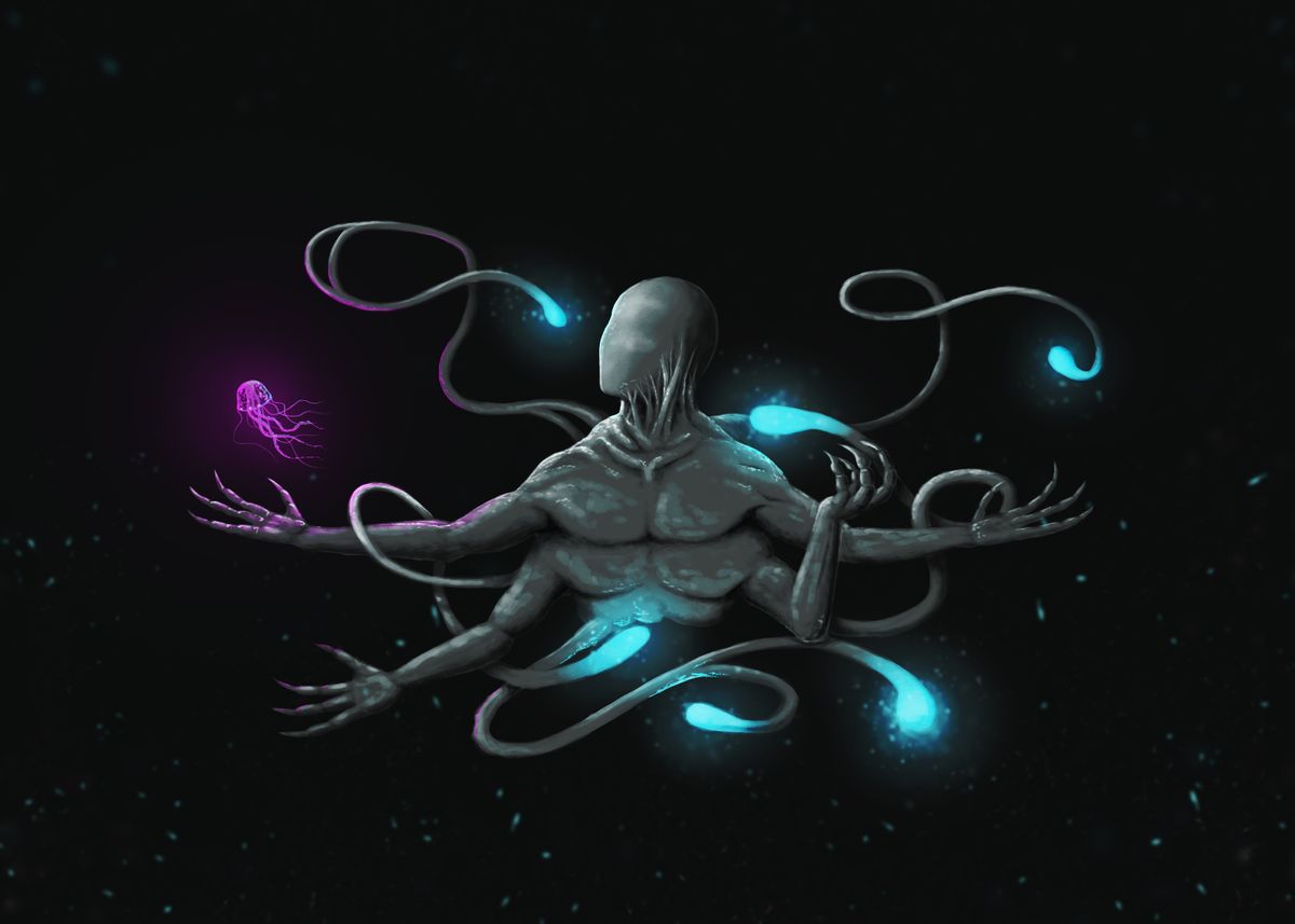 'Depths Monster' Poster by Mael | Displate