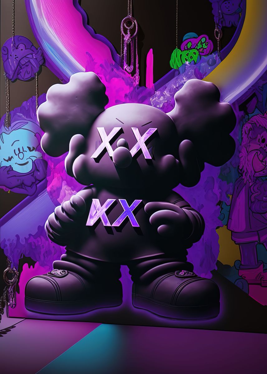'Hypebeast Kaws ' Poster by MatiasCurrie | Displate