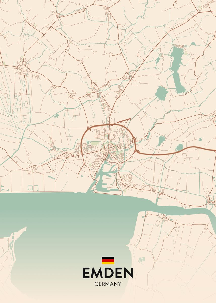 'Emden DE' Poster by IMR Designs | Displate