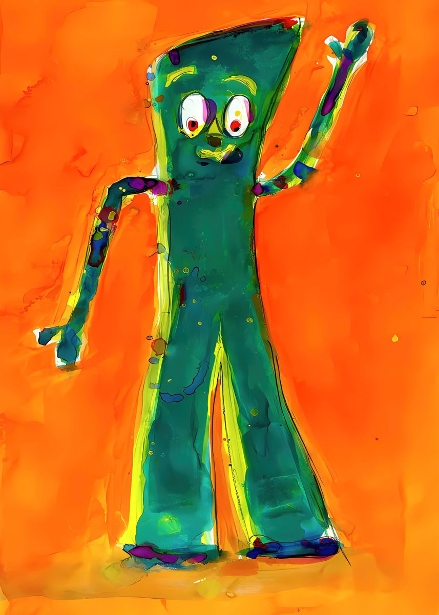 'Gumby' Poster by Robet Erick | Displate