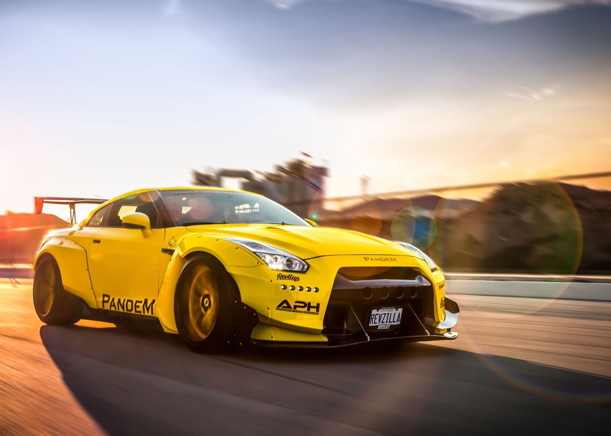 'nissan gtr' Poster by Spot Cars | Displate