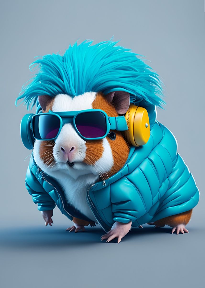 'hamster fashion' Poster by Travel Travel | Displate