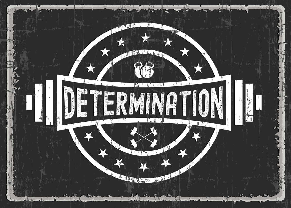 'Detemination' Poster by XandYart | Displate