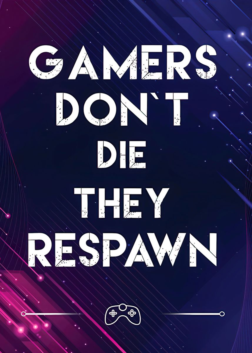 'Gamers' Poster, picture, metal print, paint by G Design | Displate