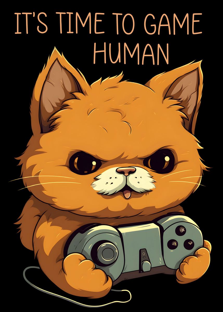 'Time To Game' Poster, picture, metal print, paint by GoodLifeImages ...