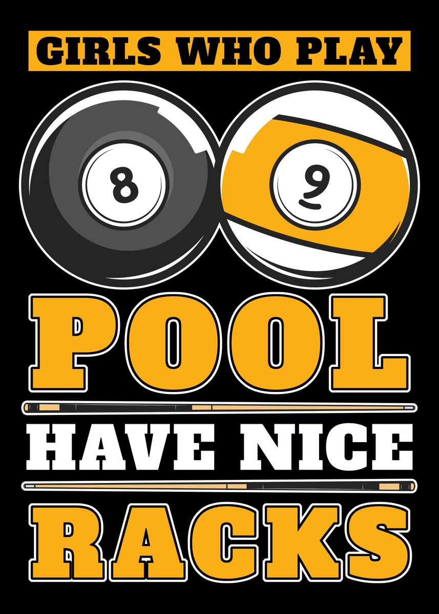 'Billiards Pool' Poster, picture, metal print, paint by BobbyBubble ...