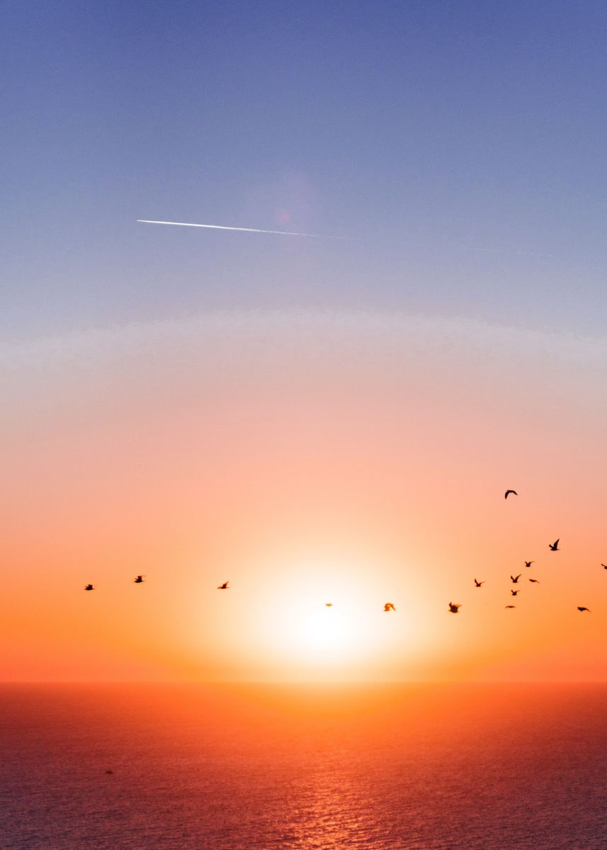 'Sunrise' Poster by Rijis Art | Displate