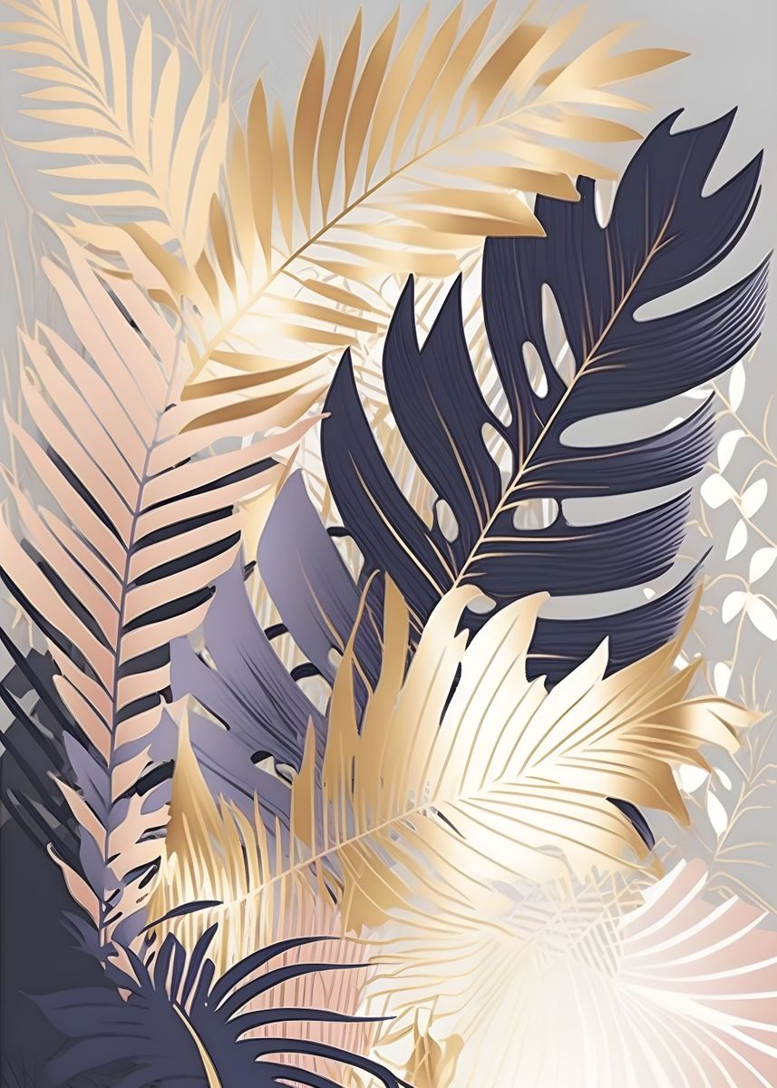 'Tropical Leaf' Poster by Steffen Gierok | Displate