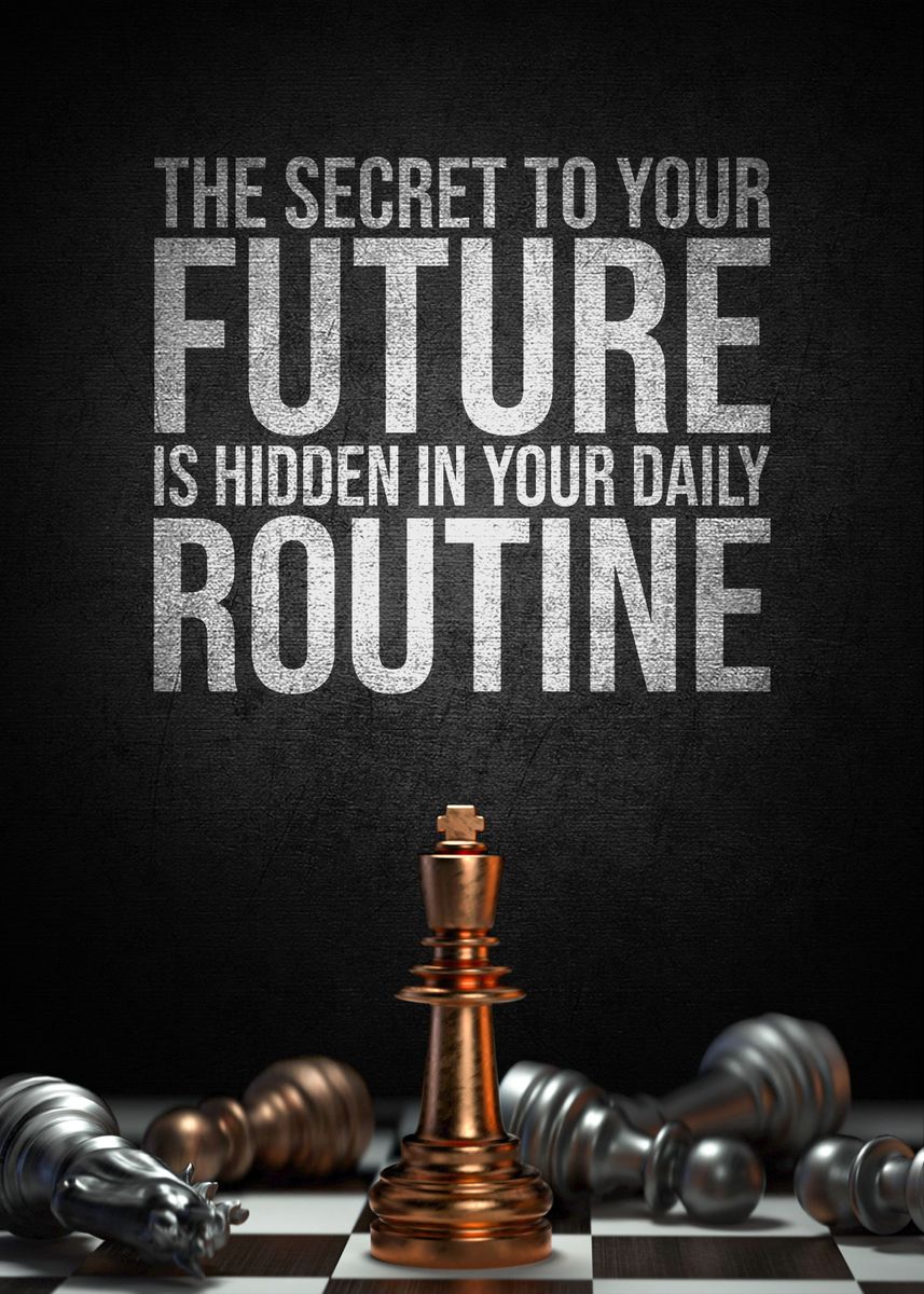 'Daily routine' Poster by Kaly Prints | Displate