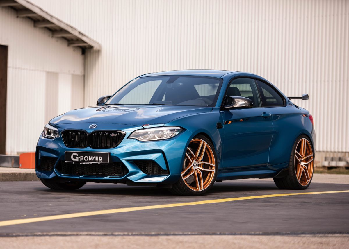 'BMW Blue Sport Car' Poster by Bala Raja | Displate