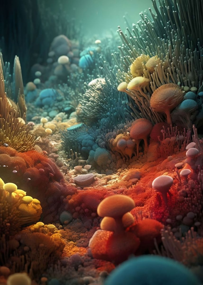 'Spore World' Poster by DREAMY 3D | Displate