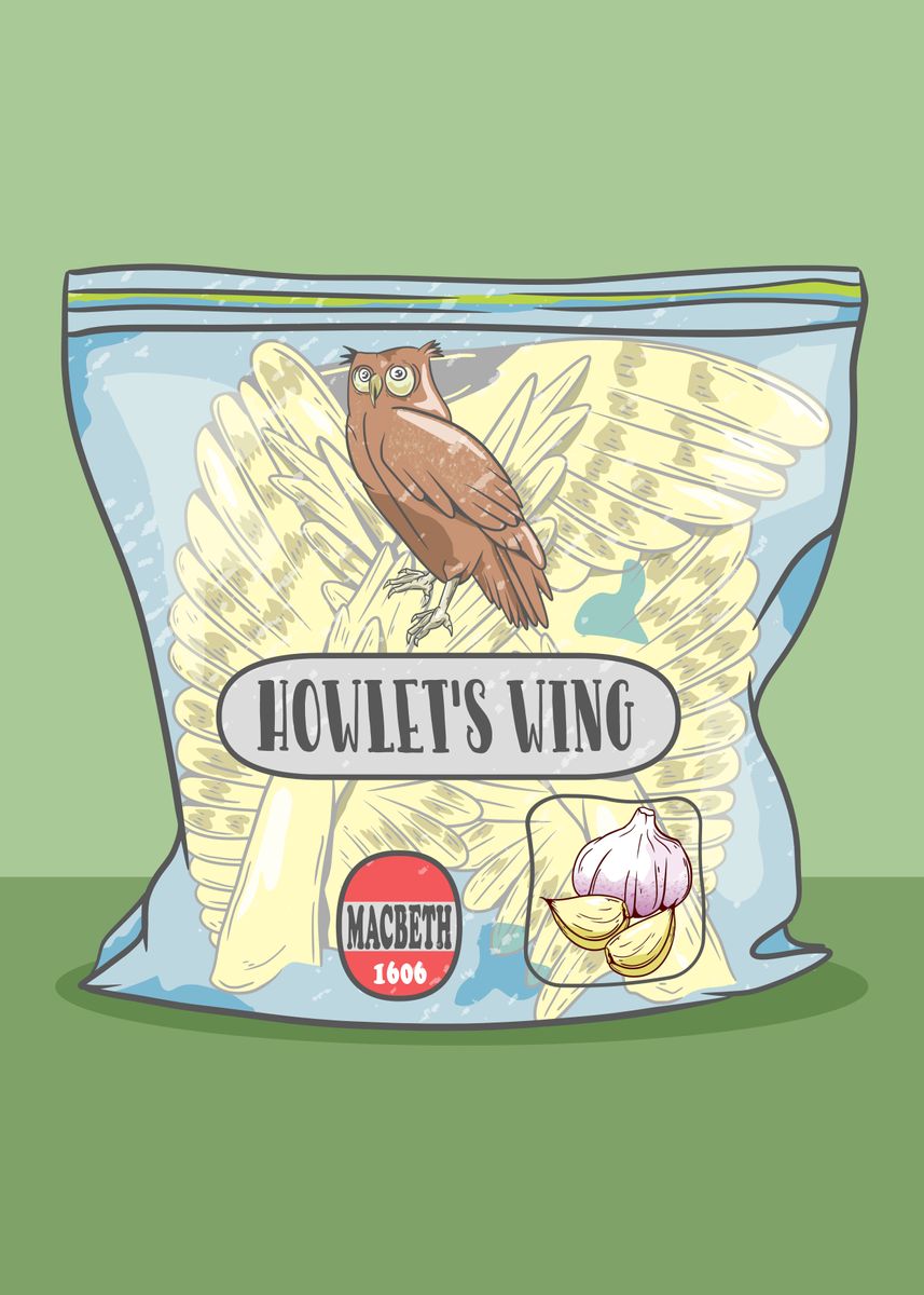 'Howlets wing Macbeth' Poster, picture, metal print, paint by mailbox ...