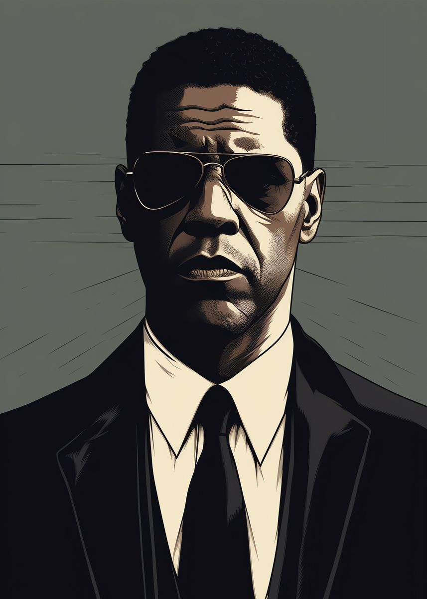 'Denzel Washington' Poster by Art Concept | Displate
