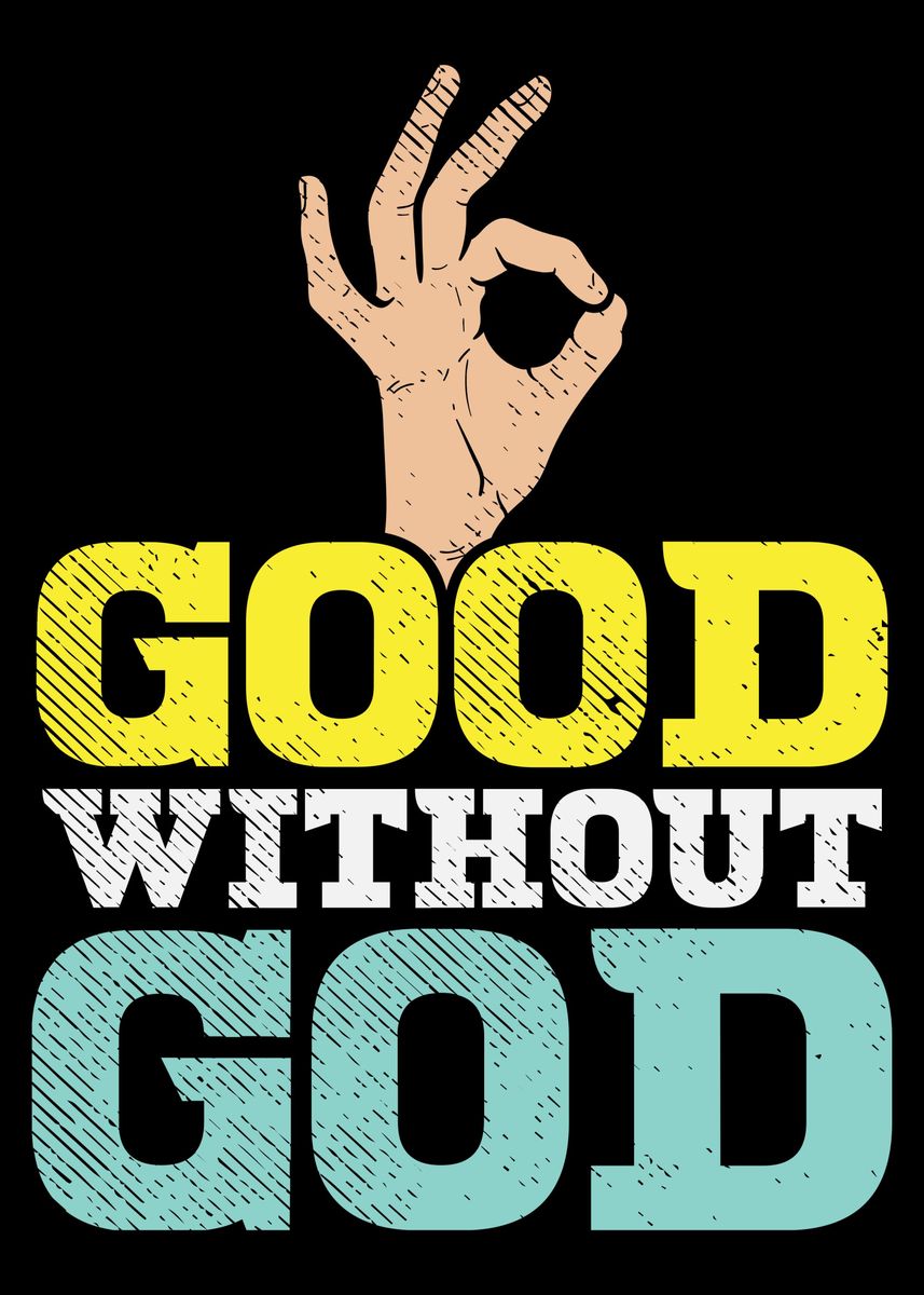 'Funny Atheist Gift' Poster by MuffinPowa | Displate