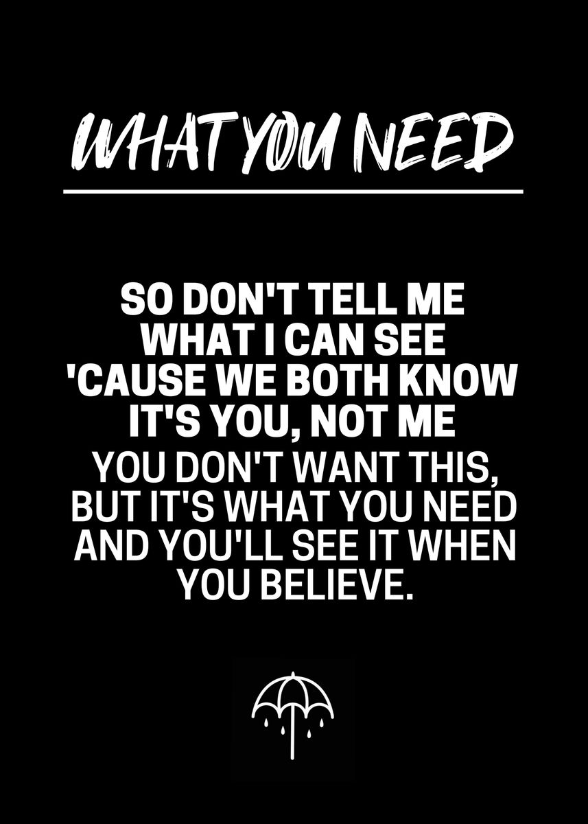 'Music What You Need' Poster, picture, metal print, paint by Batrisyia ...