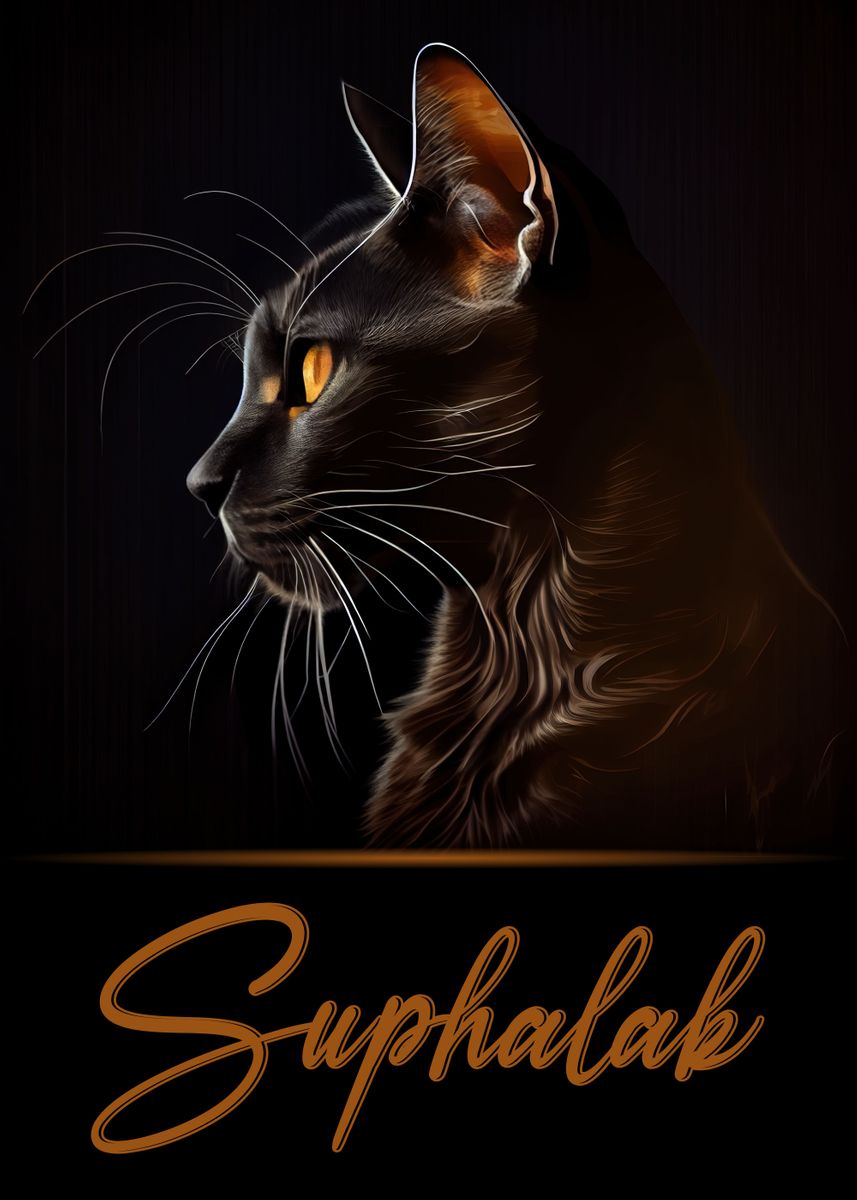 'Adorable Suphalak' Poster, picture, metal print, paint by Artistic ...