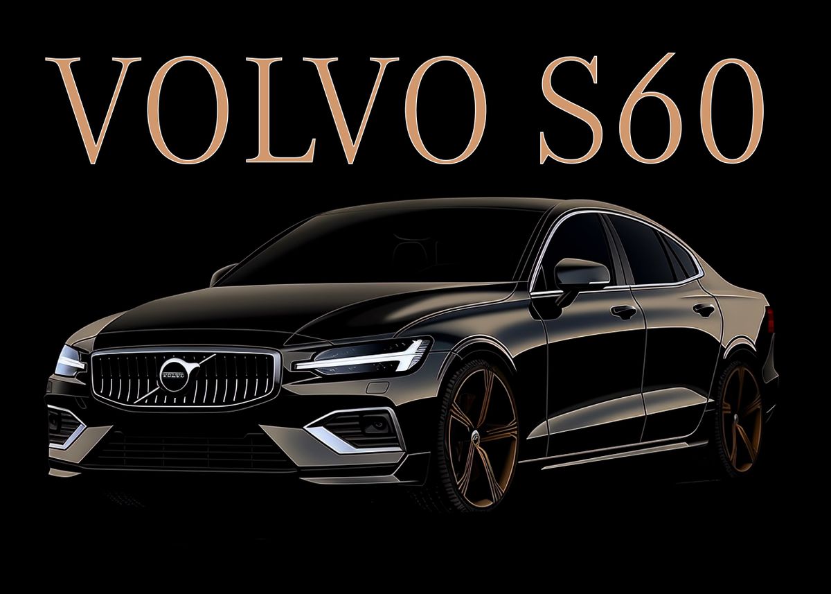 'Volvo S60 T8' Poster by Tapu Vlad | Displate