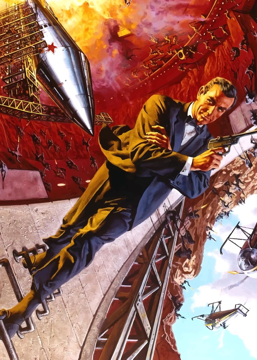 '007' Poster, picture, metal print, paint by SoBo | Displate