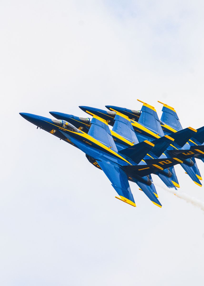 'Blue Angels' Poster, picture, metal print, paint by Conceptual ...