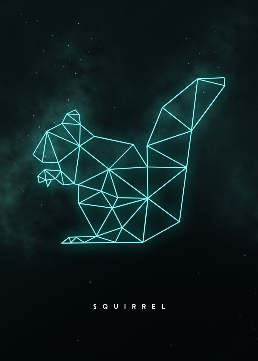 'Squirrel Star' Poster by masn | Displate