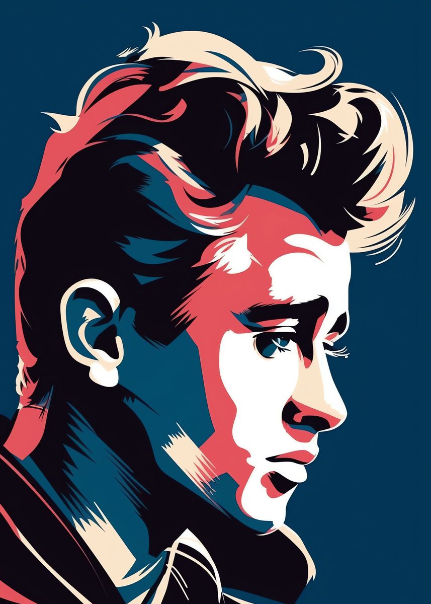'James Dean Pop' Poster by Art Concept | Displate