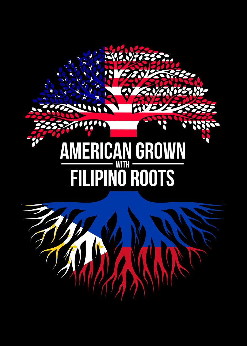 'FILIPINO ROOTS' Poster, picture, metal print, paint by Ba Ab | Displate