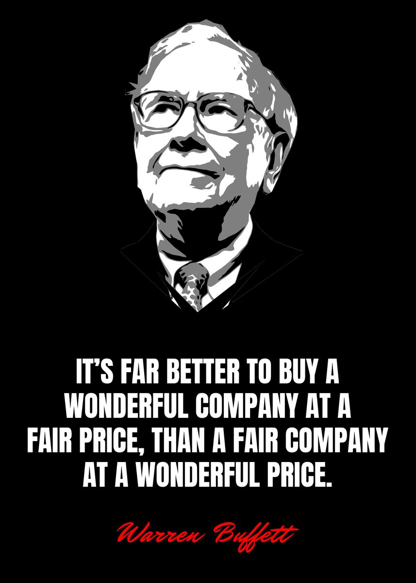 'Warren Buffett Quotes' Poster, picture, metal print, paint by Best ...