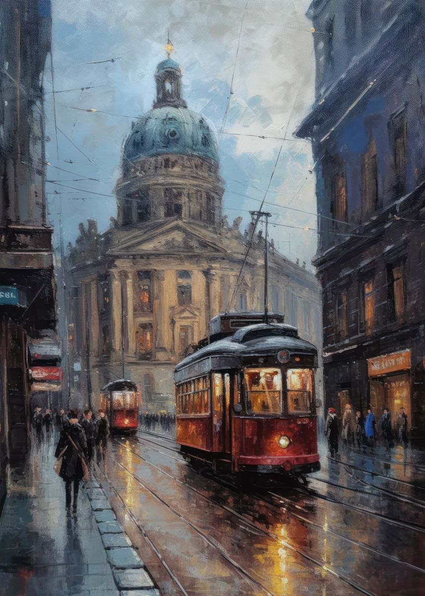 'Berlin Germany Art' Poster, picture, metal print, paint by Usama ...