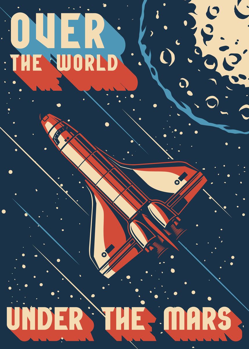 'Over The World' Poster, picture, metal print, paint by Allan Brakus ...