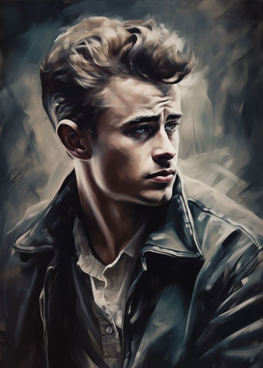 'James Dean' Poster, picture, metal print, paint by Art Concept | Displate