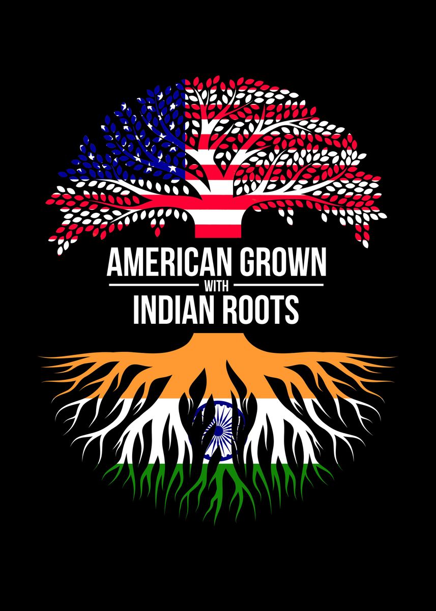 'INDIAN ROOTS' Poster, picture, metal print, paint by Ba Ab | Displate