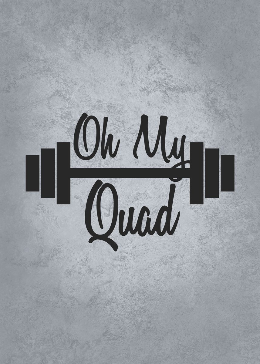 'Oh My Quad' Poster by GOHAN | Displate