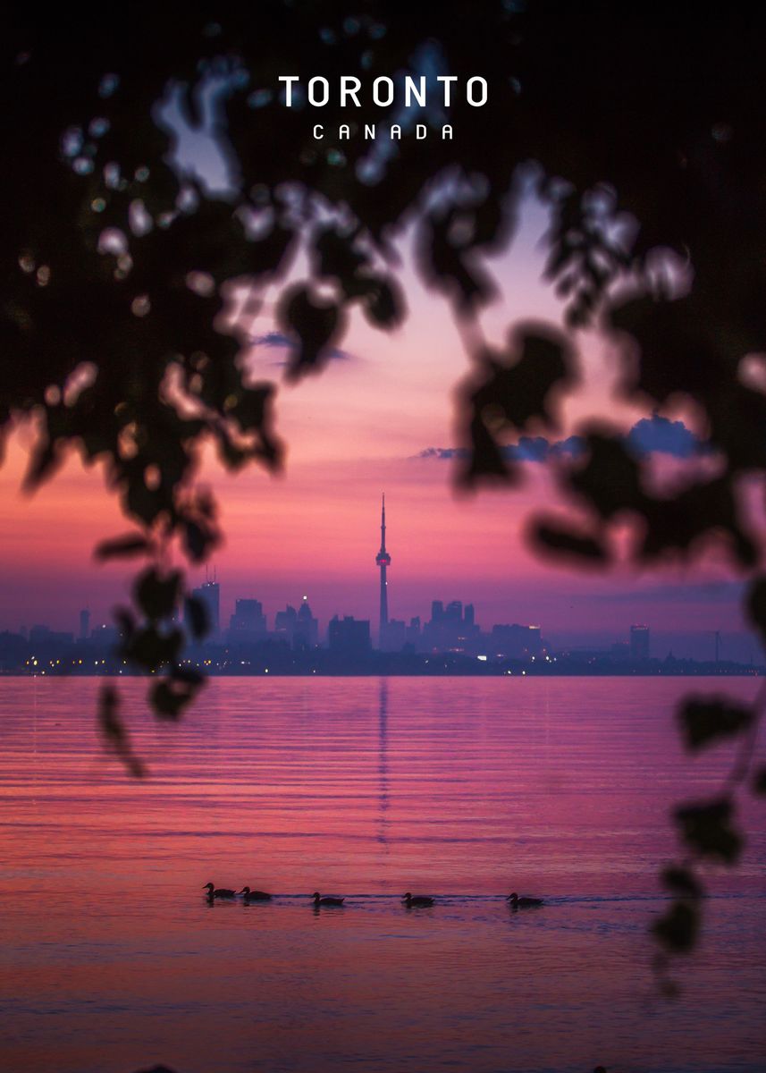 'Toronto ' Poster, picture, metal print, paint by Travel Addict | Displate