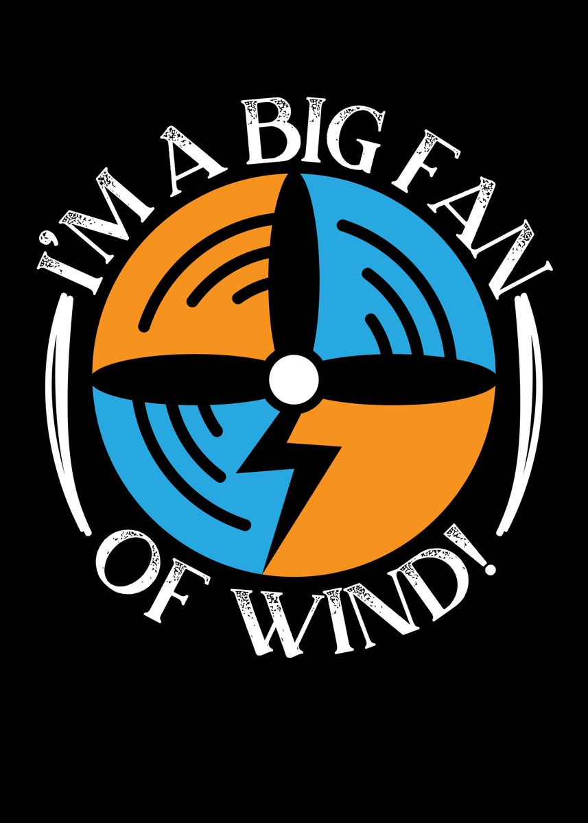 'Wind Renewable Energy' Poster, picture, metal print, paint by NAO ...