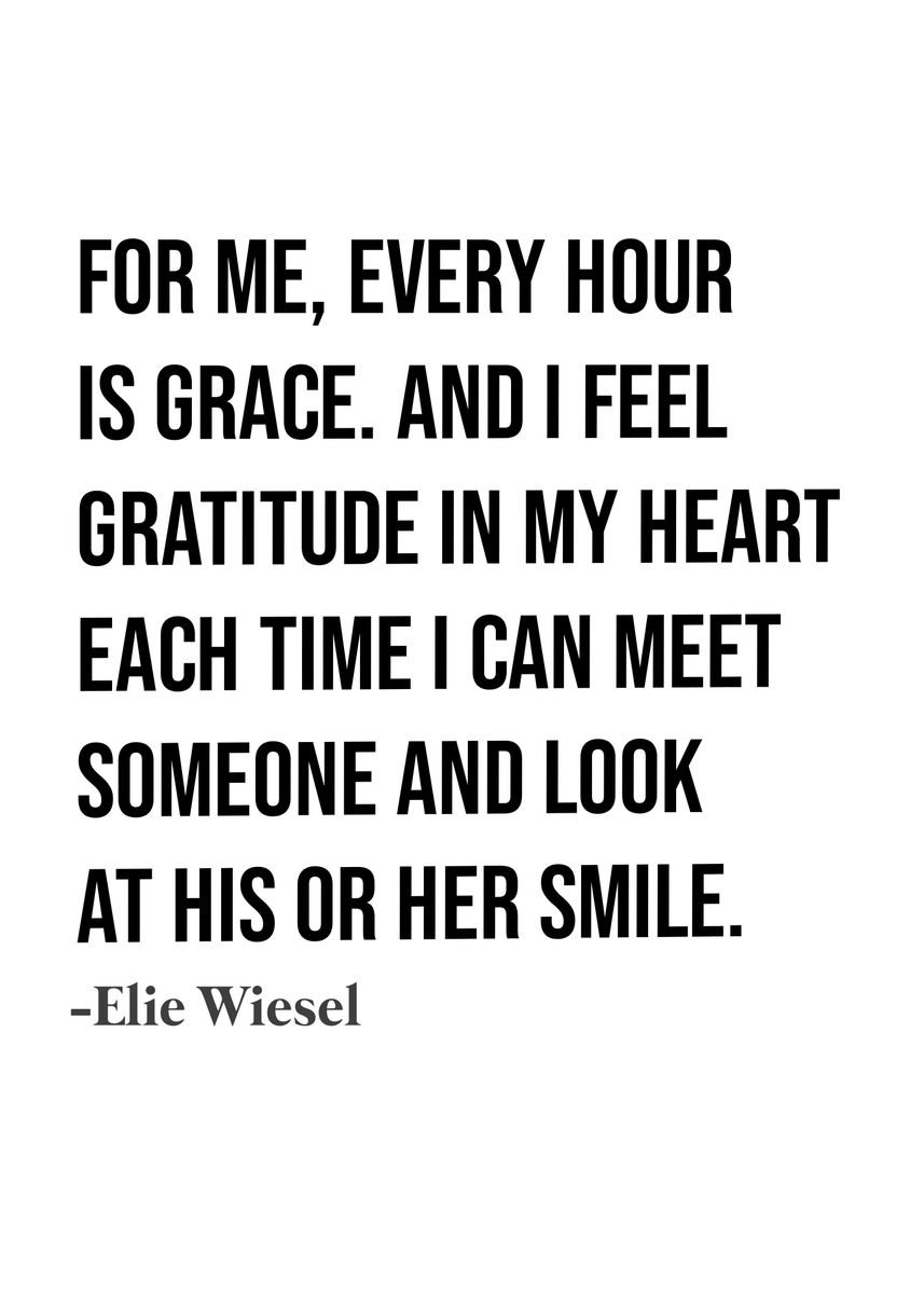 'Elie Wiesel Quote ' Poster, picture, metal print, paint by KAZE | Displate