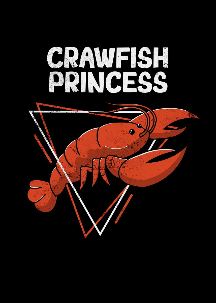 'Crawfish Princess Cajun' Poster, picture, metal print, paint by ...