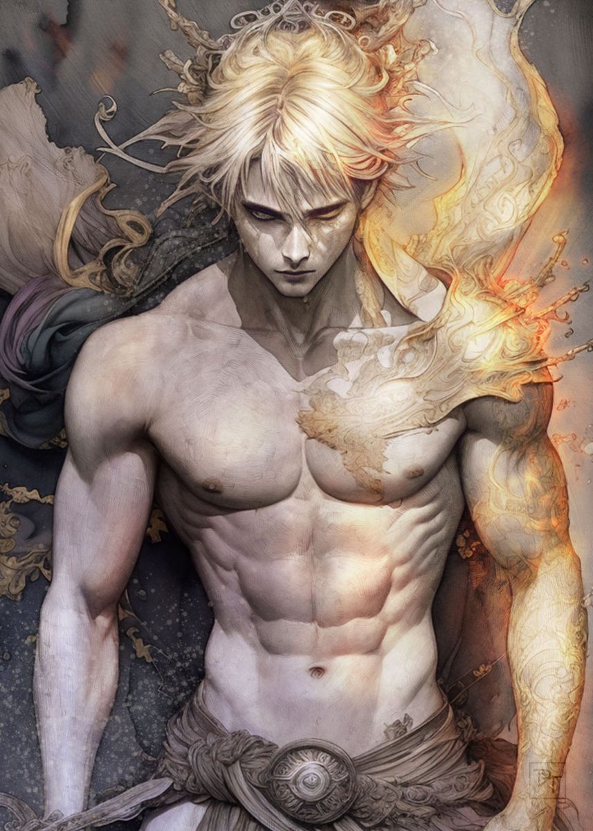 'The Prince Of Ice And Fire' Poster, picture, metal print, paint by Daniel Tetzner | Displate