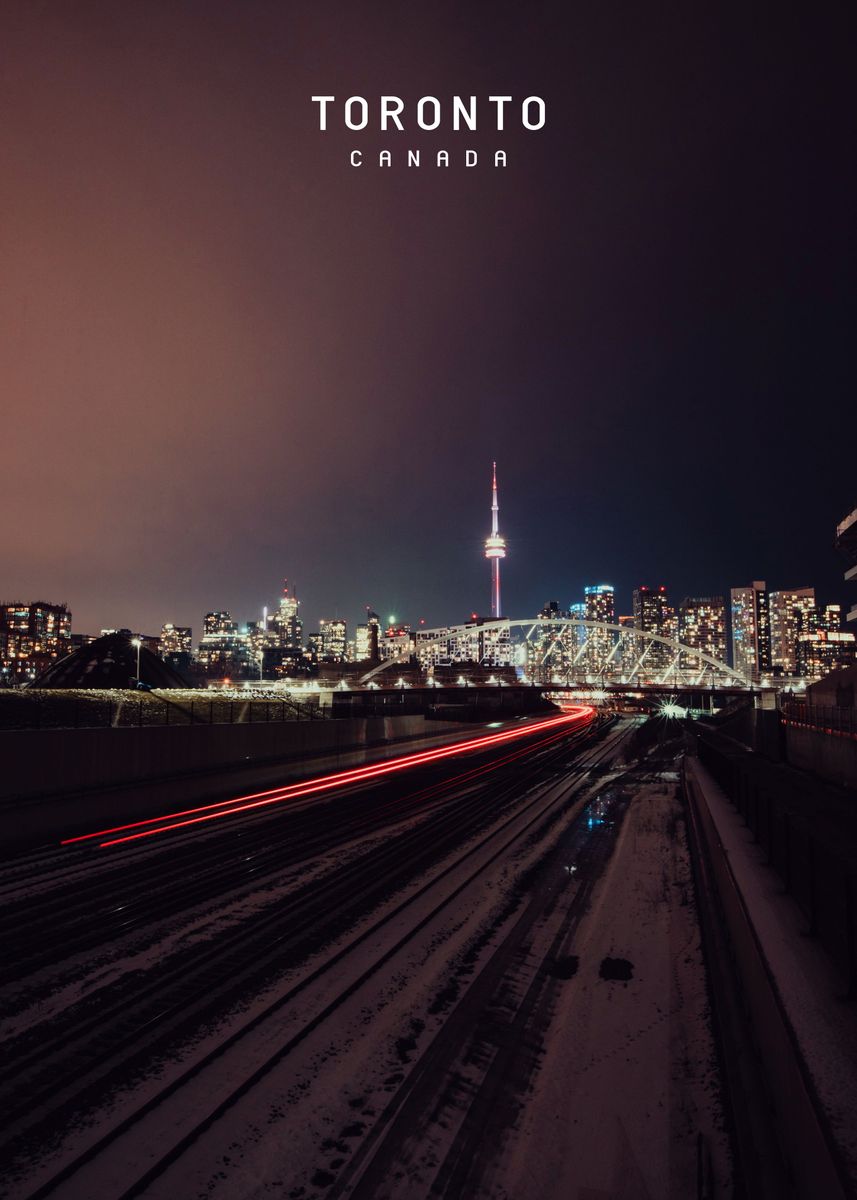 'Toronto ' Poster, picture, metal print, paint by Travel Addict | Displate