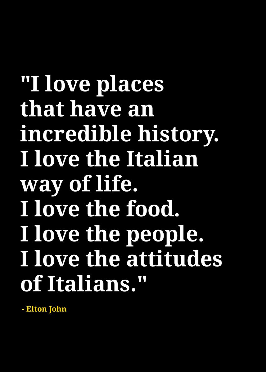 'Elton John quotes ' Poster, picture, metal print, paint by DNSM | Displate