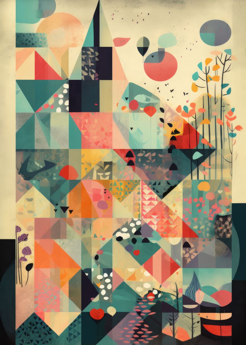 'Noon Nexus' Poster, picture, metal print, paint by Michael Strevens ...