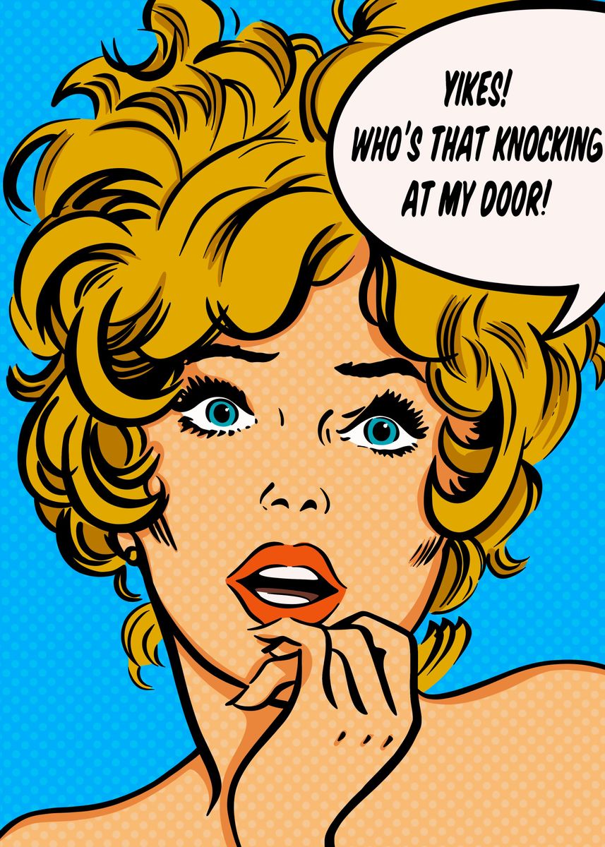 'Yikes' Poster, picture, metal print, paint by Mild pic | Displate